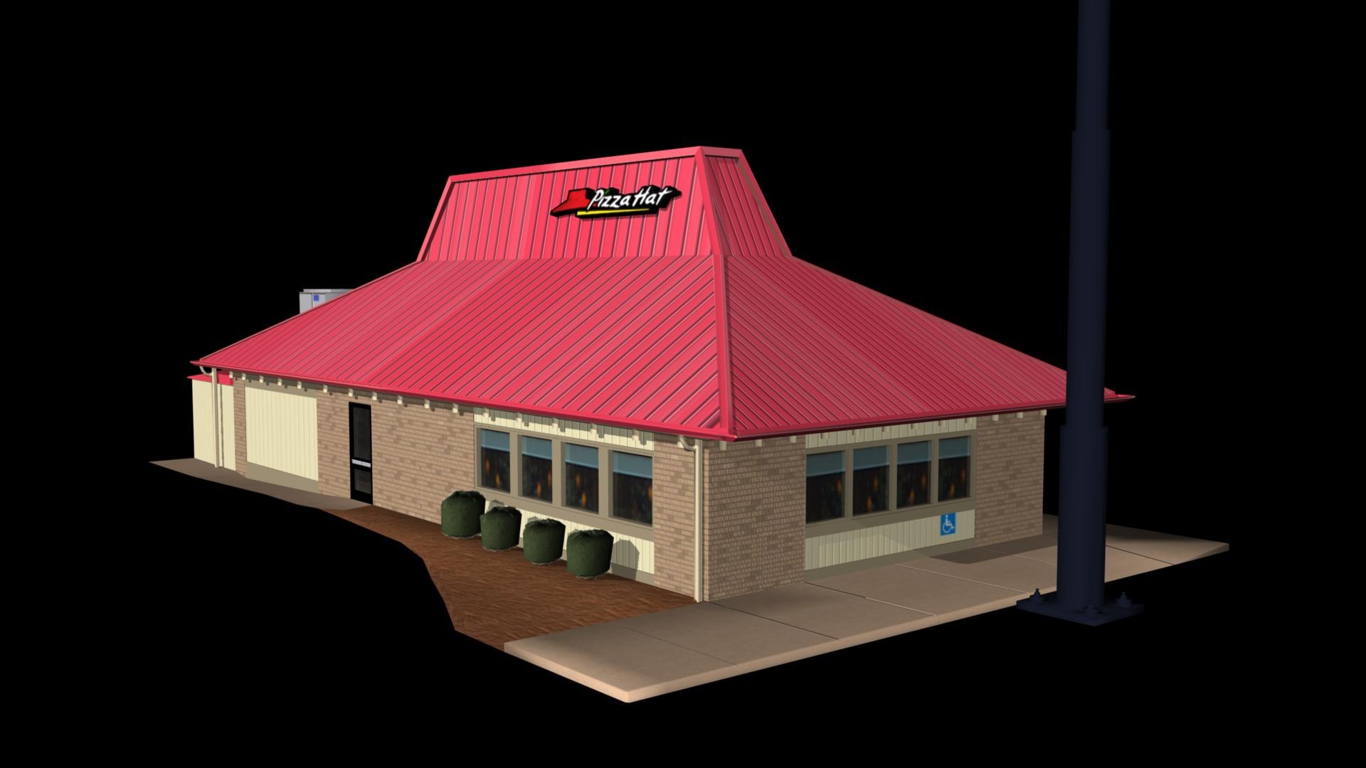 Hat Building 3d Model