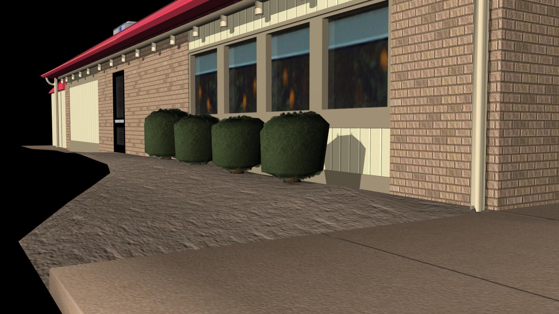 Hat Building 3d Model