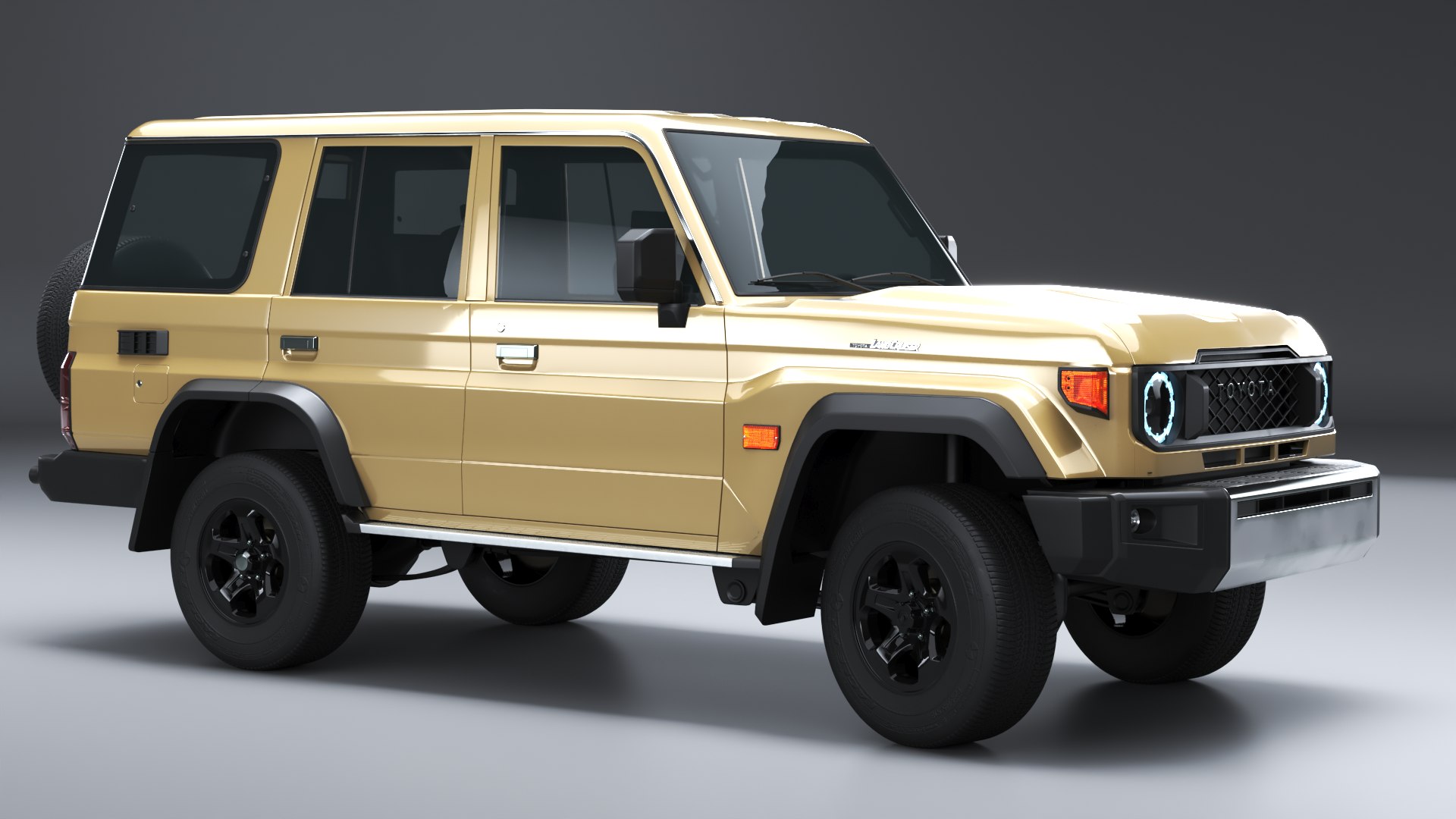 Toyota Land Cruiser J70 2025 - PBR - 3 LODs 3dsMax FBX Blender 3D Model ...