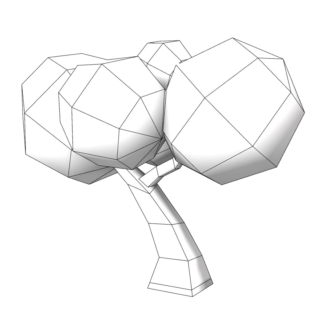 max cartoon tree