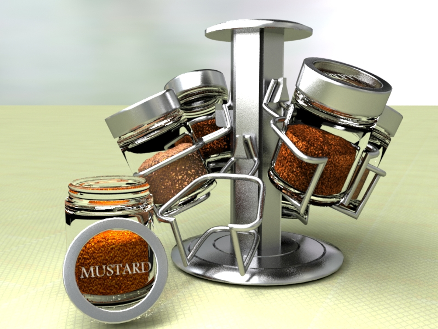 spice rack 3d 3ds