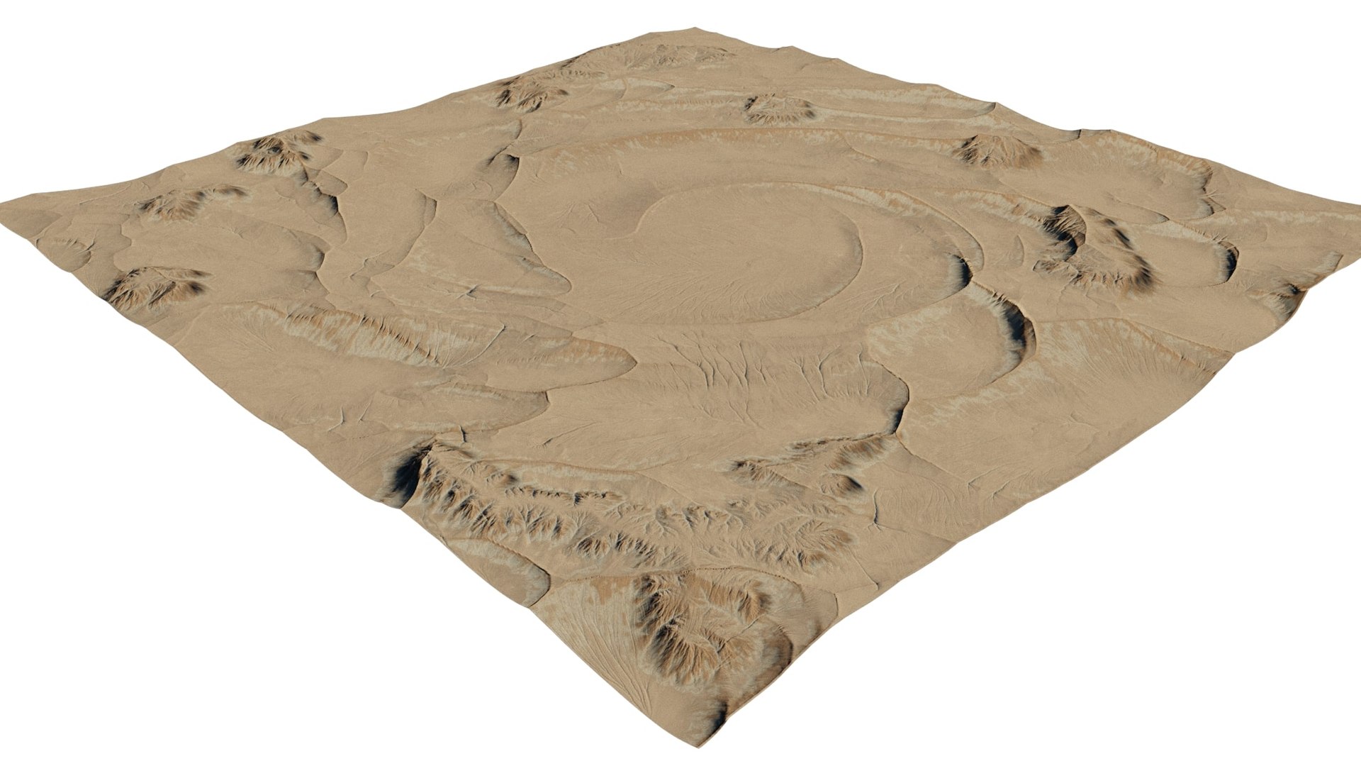 Desert Terrain 03 3D Model - TurboSquid 1827921