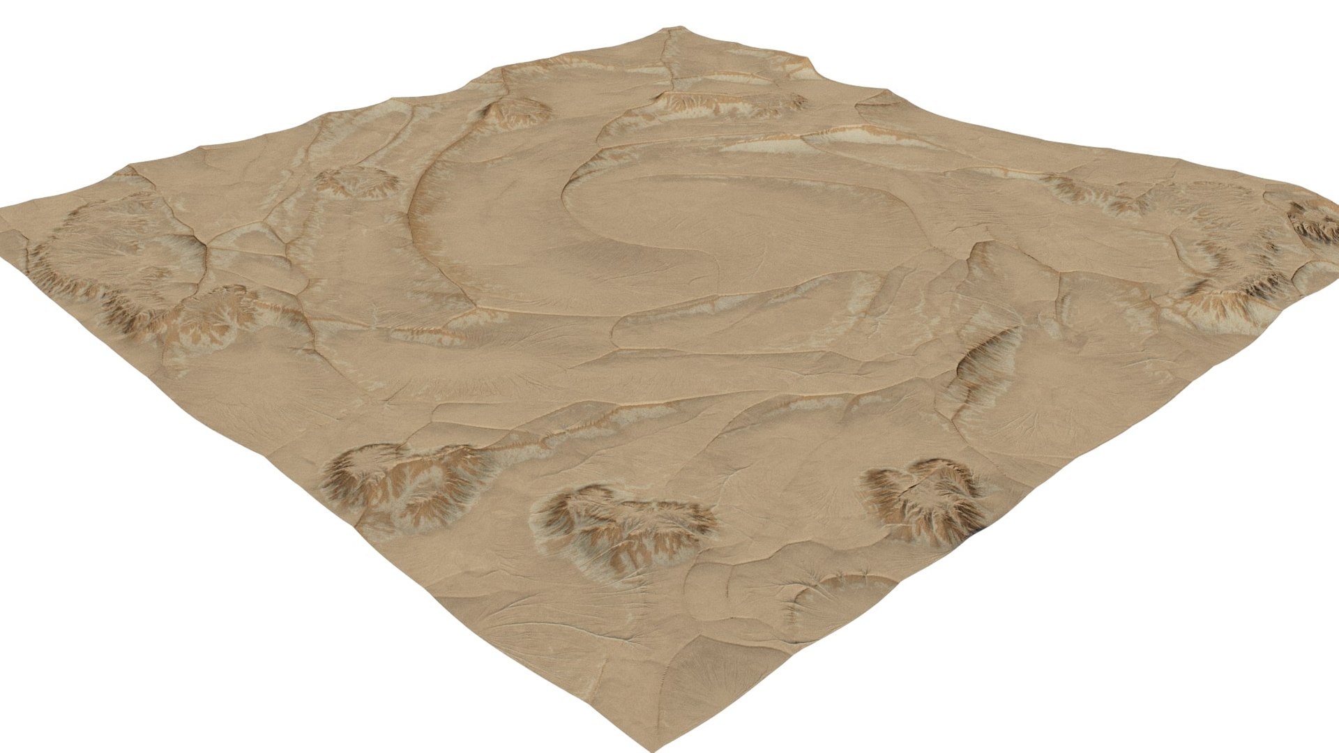 Desert Terrain 03 3D Model - TurboSquid 1827921