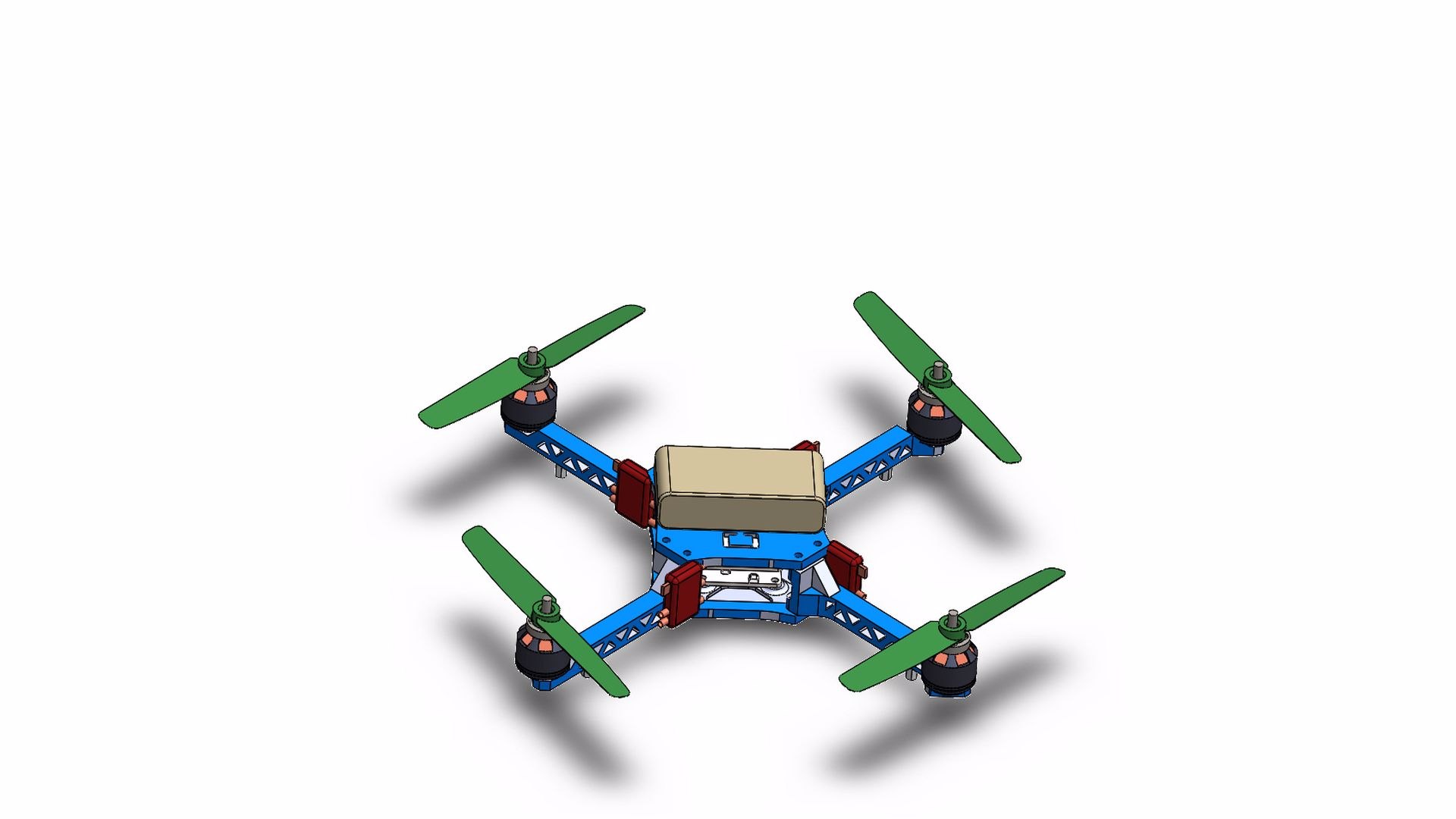 3D Quadcopter Drone Model - TurboSquid 1823024