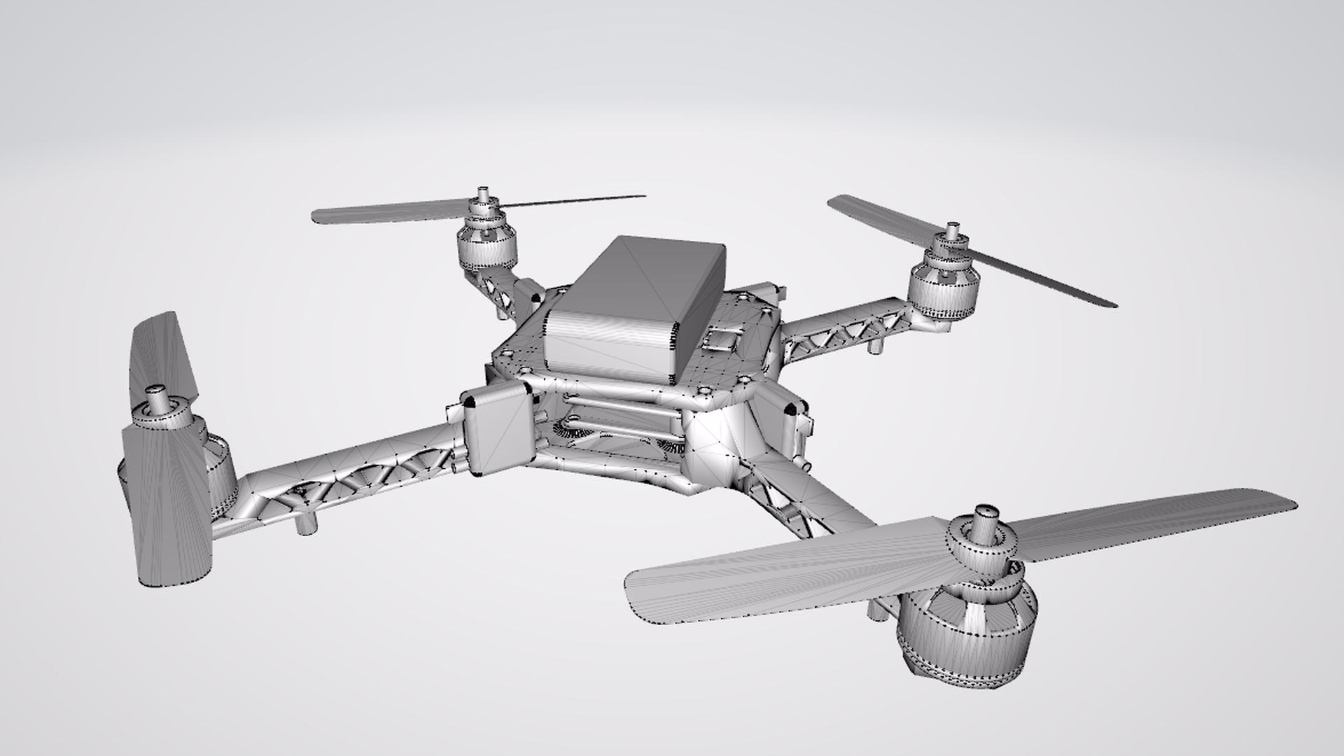 3D Quadcopter Drone Model - TurboSquid 1823024