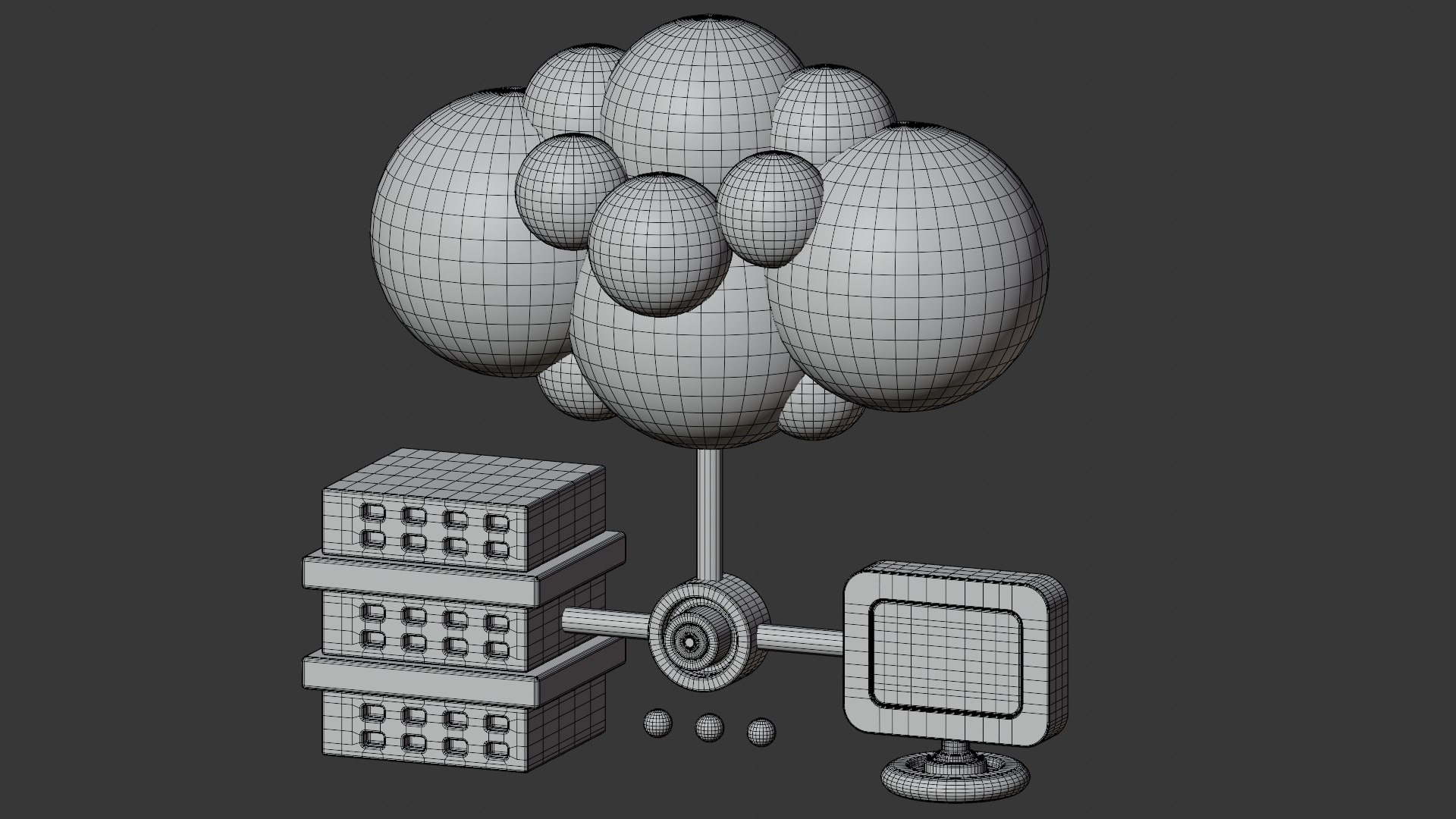 3D Website Hosting 3d Icon Represented With Computer And Server ...