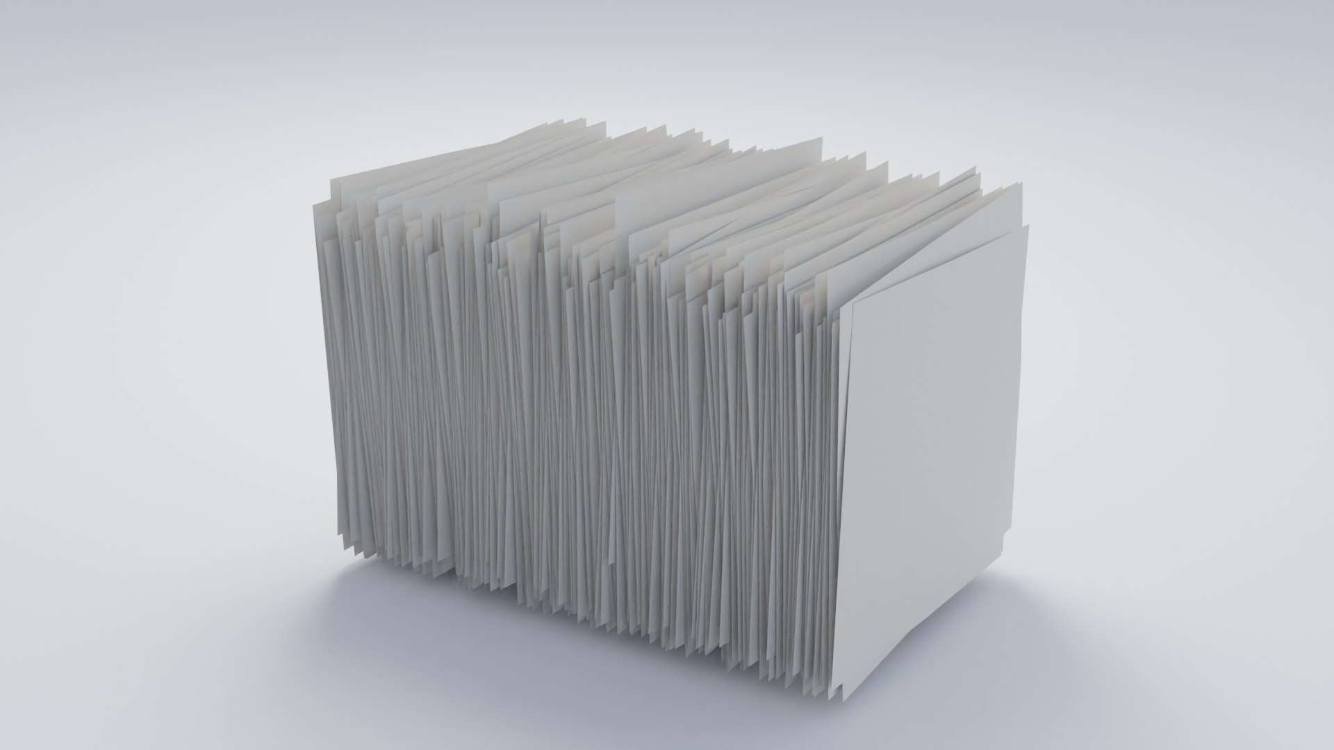 Cardboard Filing Box 4K And 2K 3D Model - TurboSquid 2009746