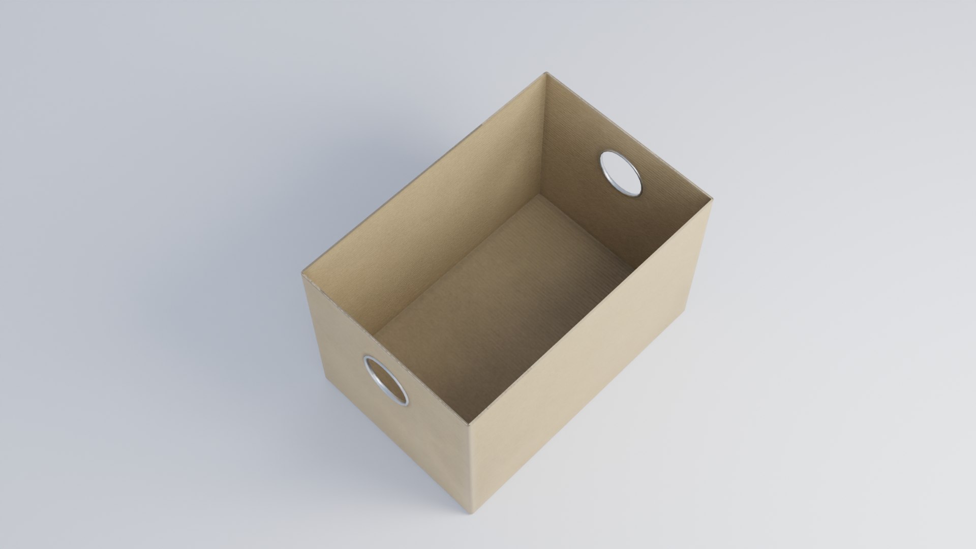 Cardboard Filing Box 4K And 2K 3D Model - TurboSquid 2009746