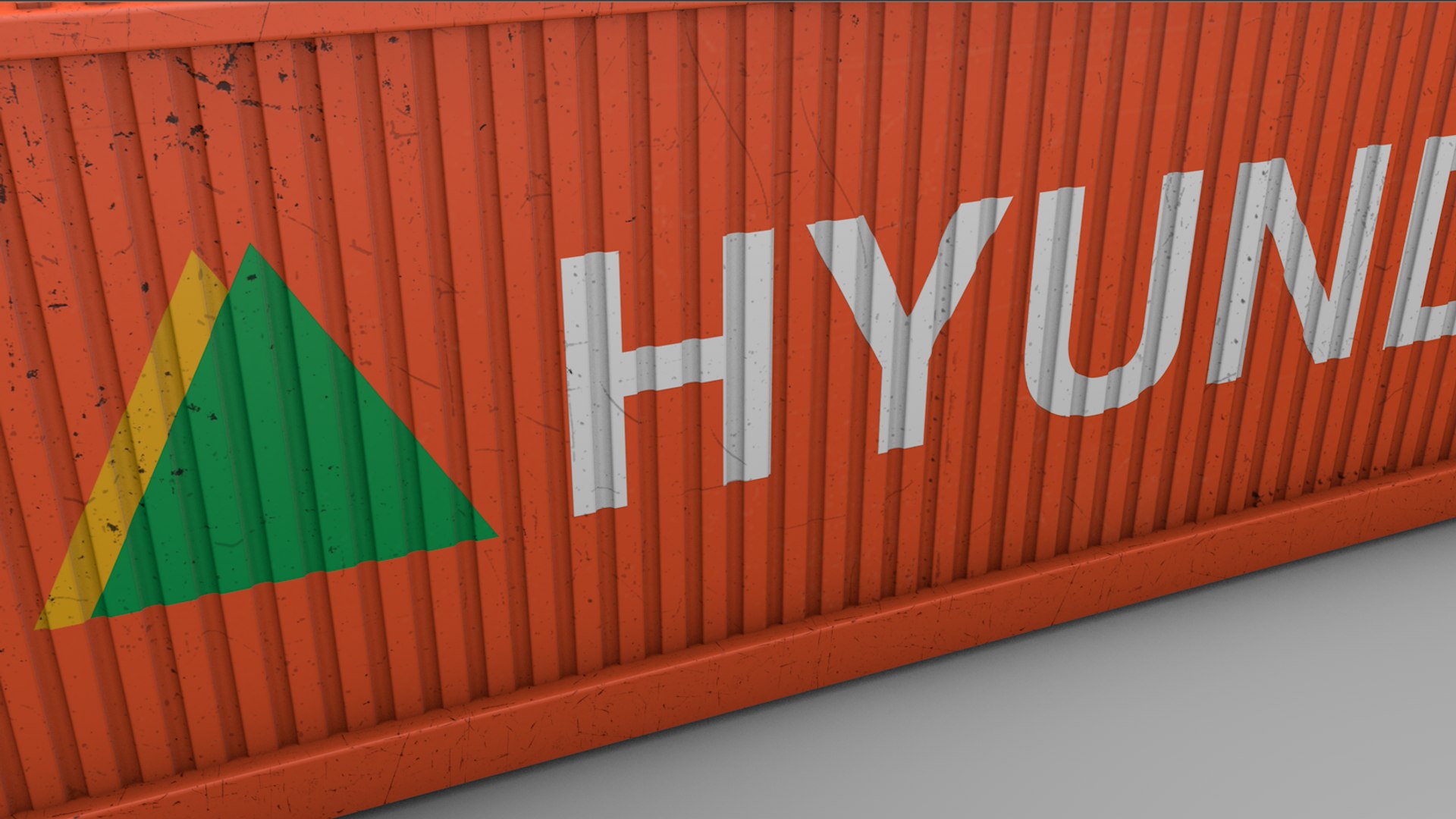 3D Hyundai Cargo Container L727 Model - TurboSquid 1563508