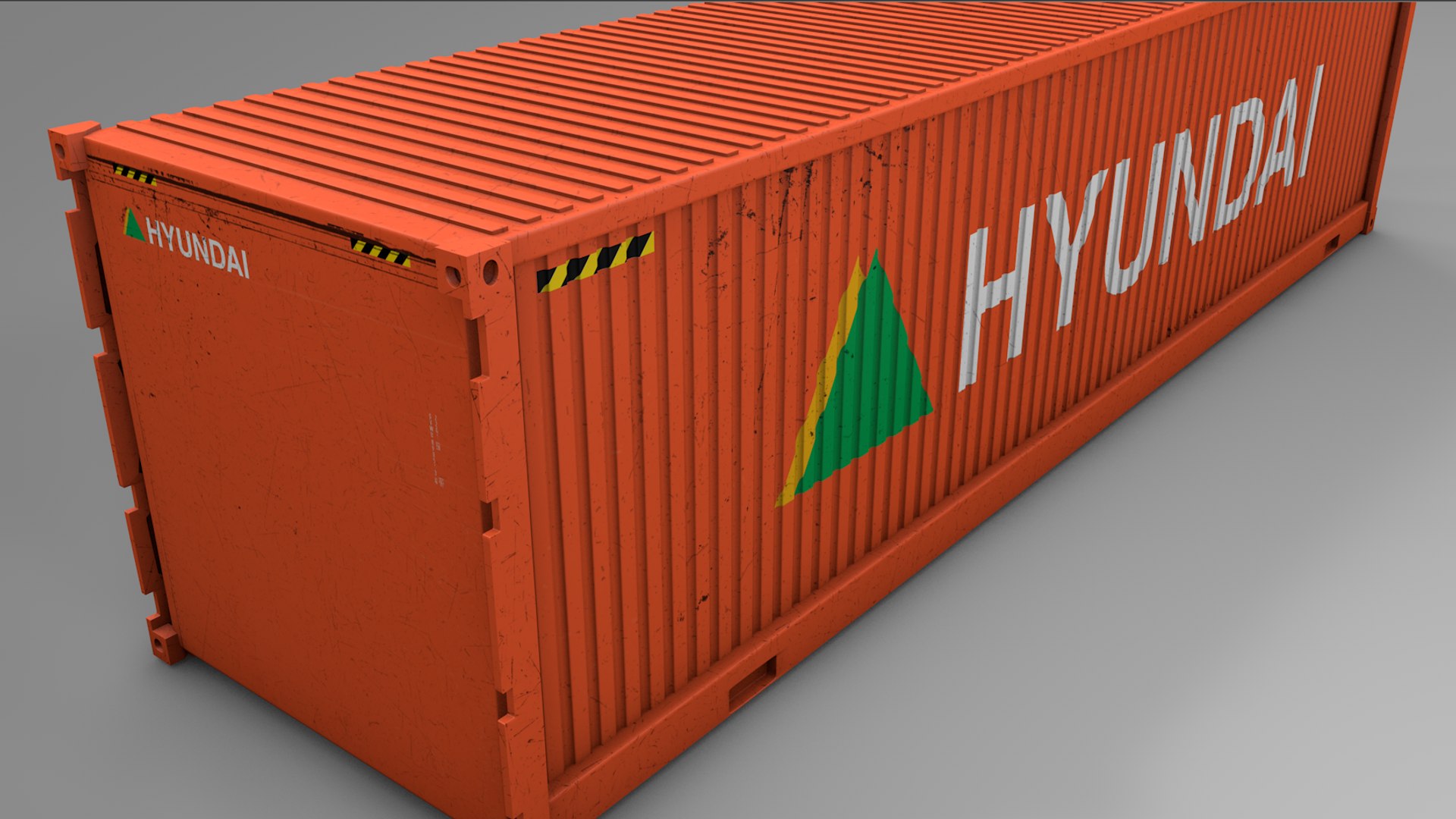 3D Hyundai Cargo Container L727 Model - TurboSquid 1563508