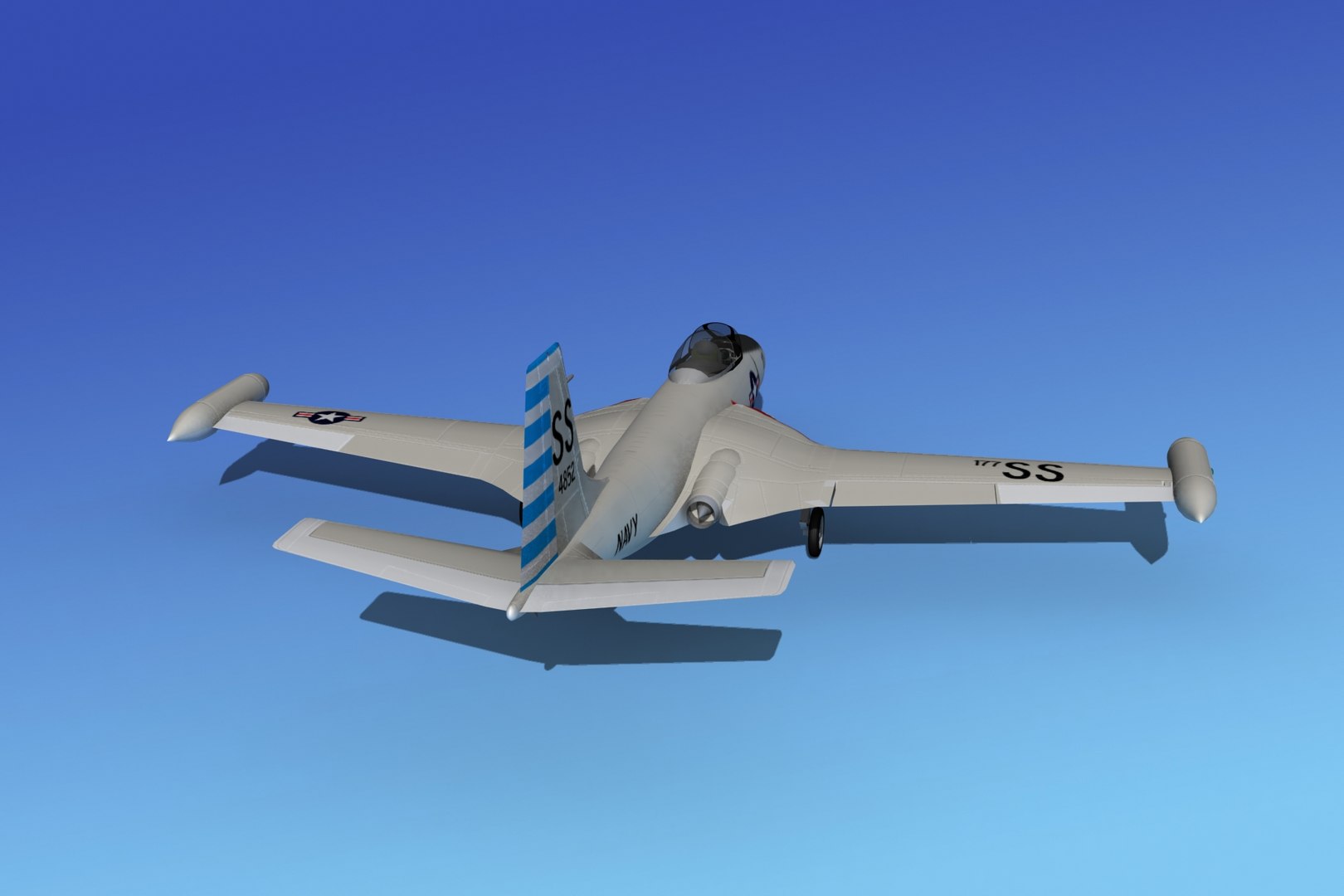 obj cockpit f2h banshee jet fighter