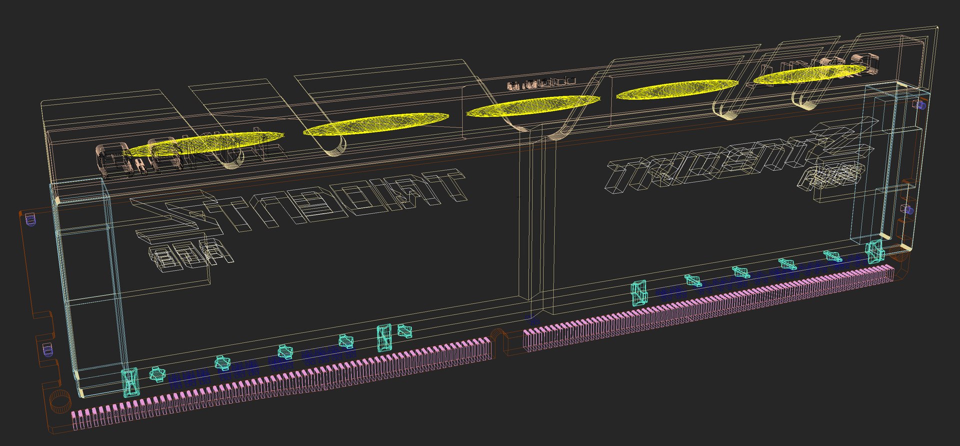 3D Ddr4 Ddr Dimm - TurboSquid 1687491