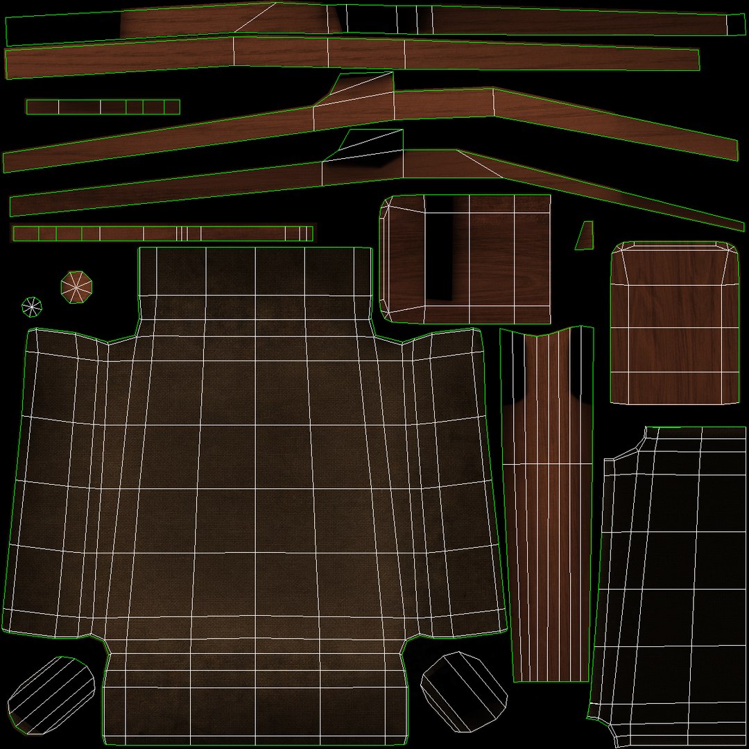 Japanese Chair 3d Model