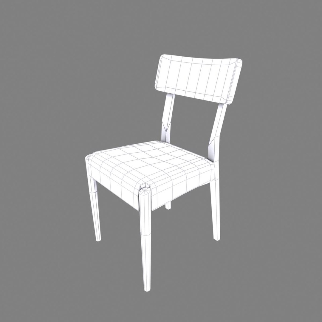 Japanese Chair 3d Model