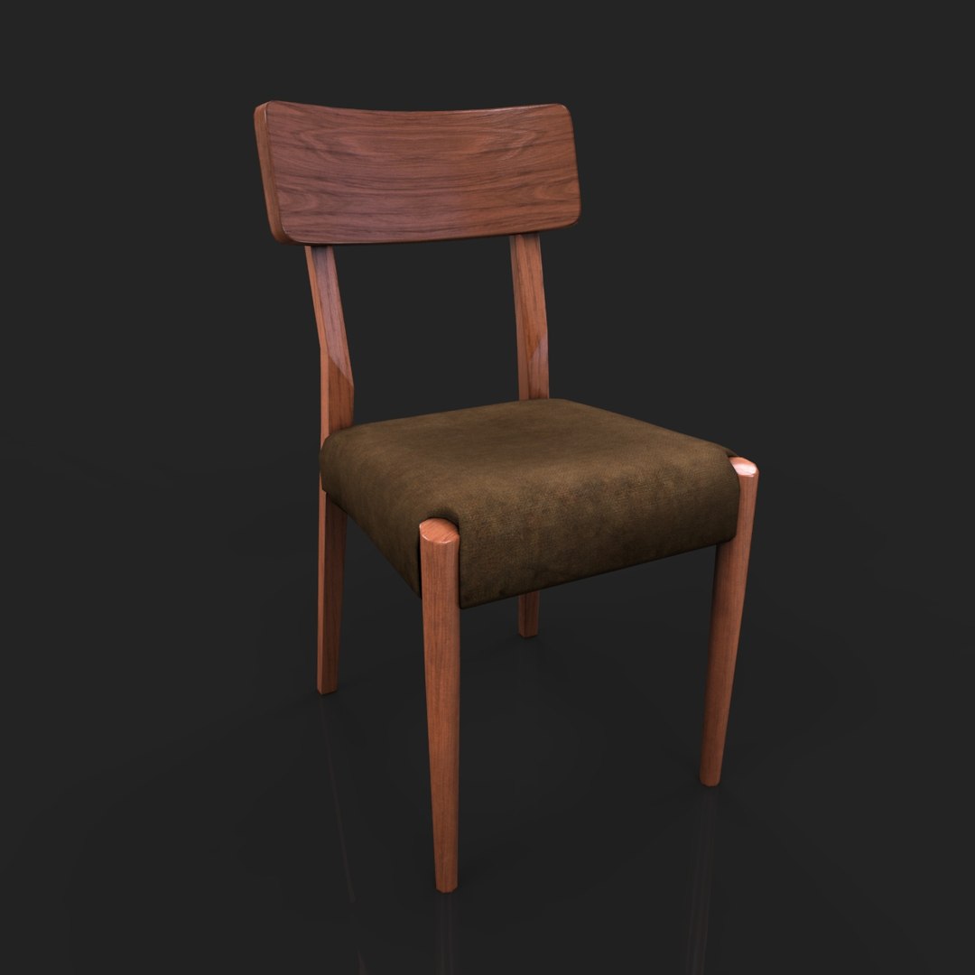 Japanese Chair 3d Model
