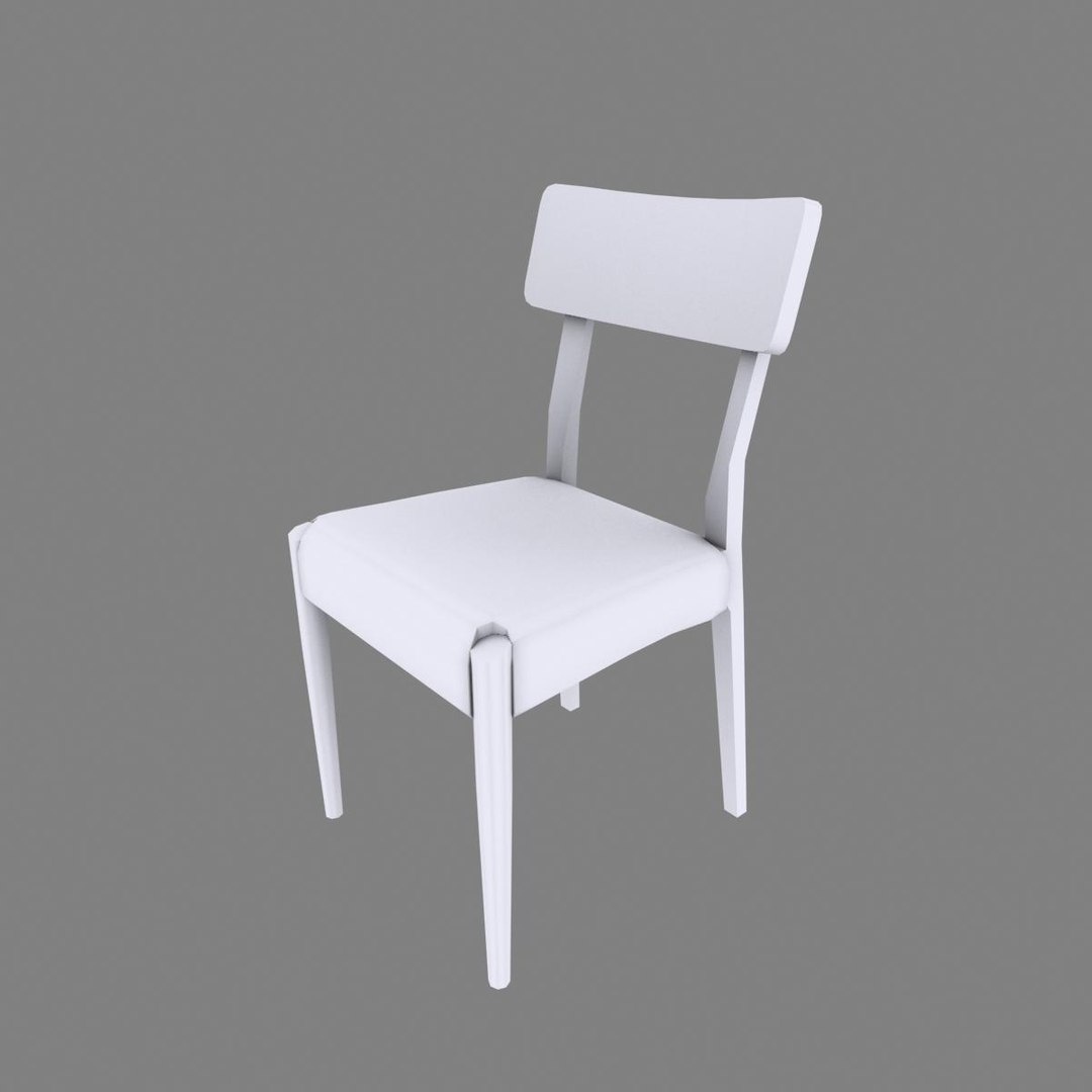 Japanese Chair 3d Model