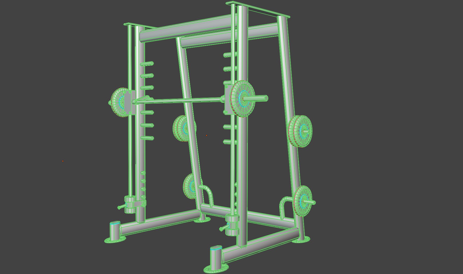 3D Squat Trainer Model - TurboSquid 2131342
