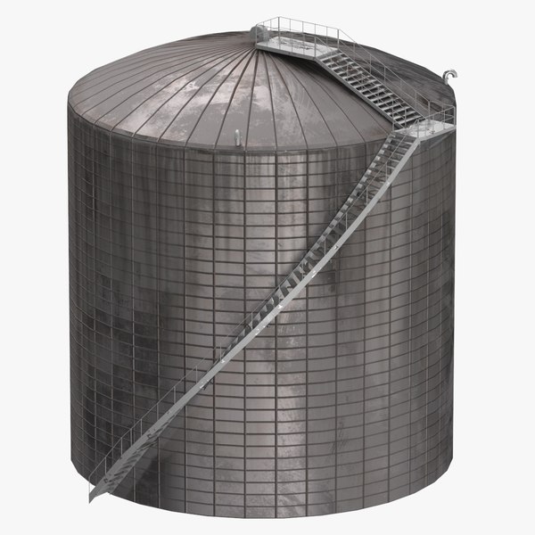 modelo 3d Silo industrial 01 - TurboSquid 1795851