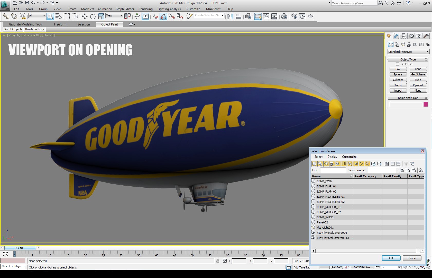 Low-poly Goodyear Blimp 3D Model - TurboSquid 1239891