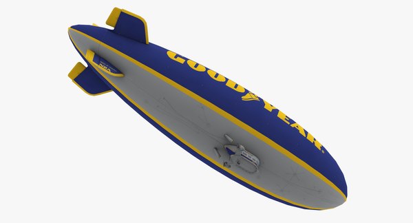 Low-poly goodyear blimp 3D model - TurboSquid 1239891