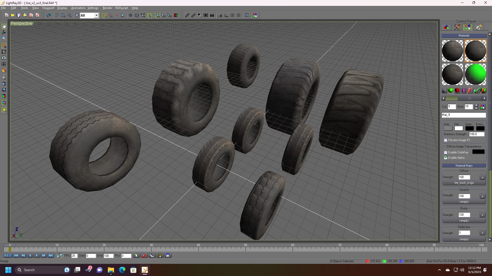Tires Low Poly Game Ready 3d 3D Model - TurboSquid 2079810