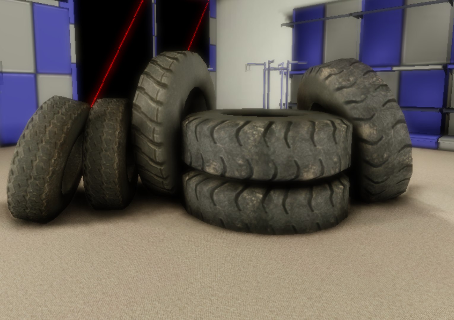 Tires Low Poly Game Ready 3d 3D Model - TurboSquid 2079810