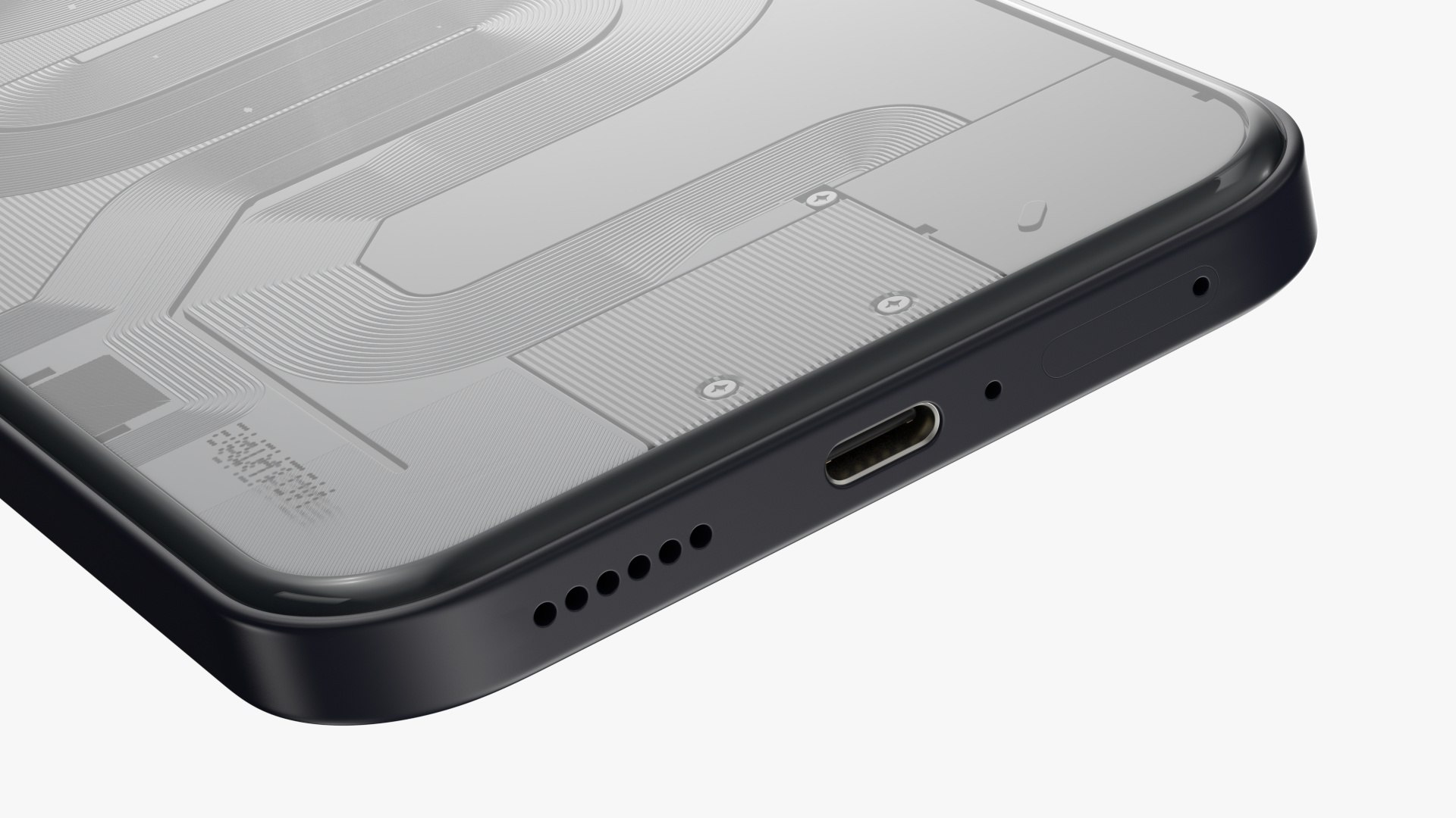 3D Nothing Phone 2A Black - TurboSquid 2205180