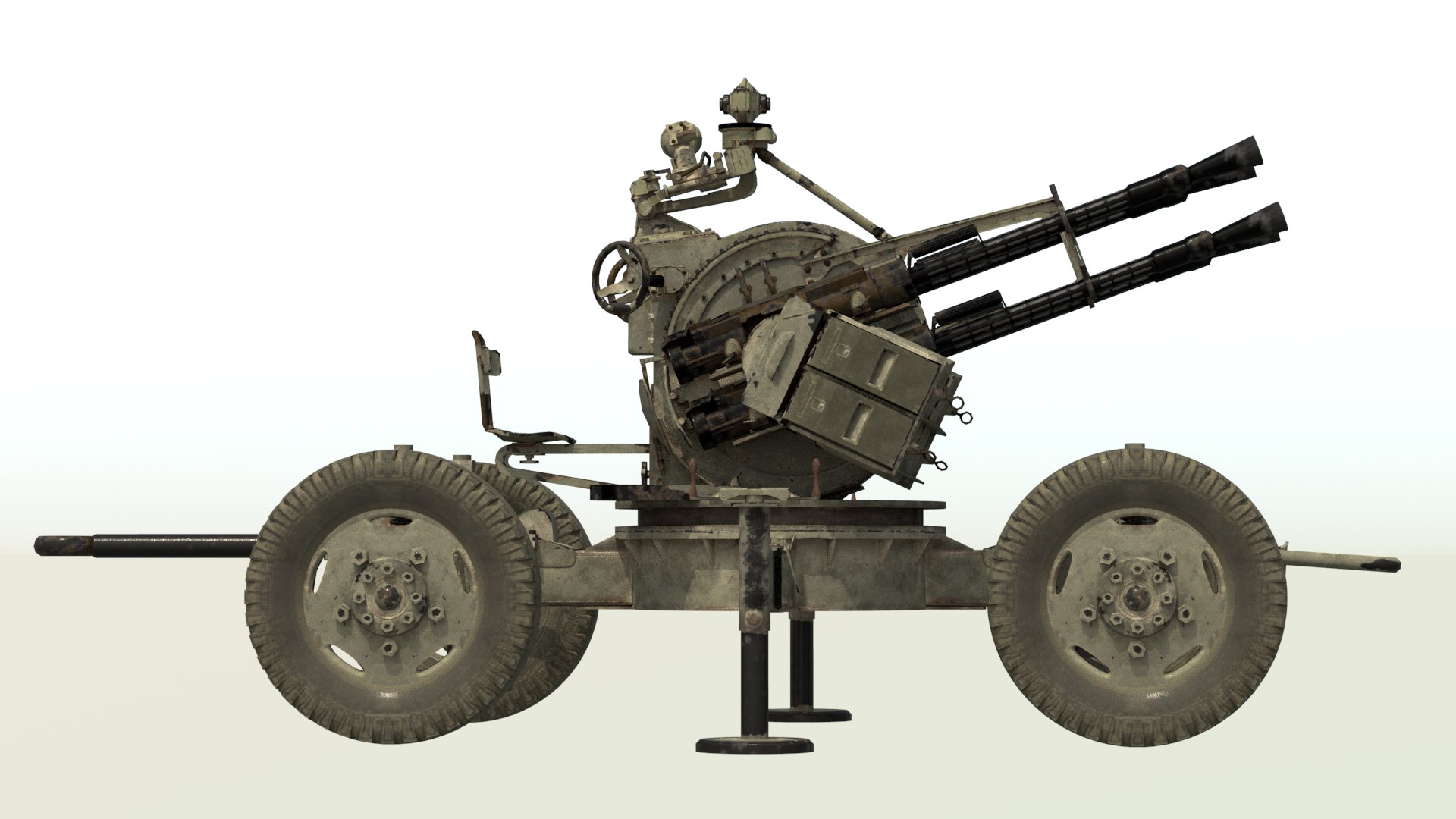 3D ZPU-4 Model - TurboSquid 2085980