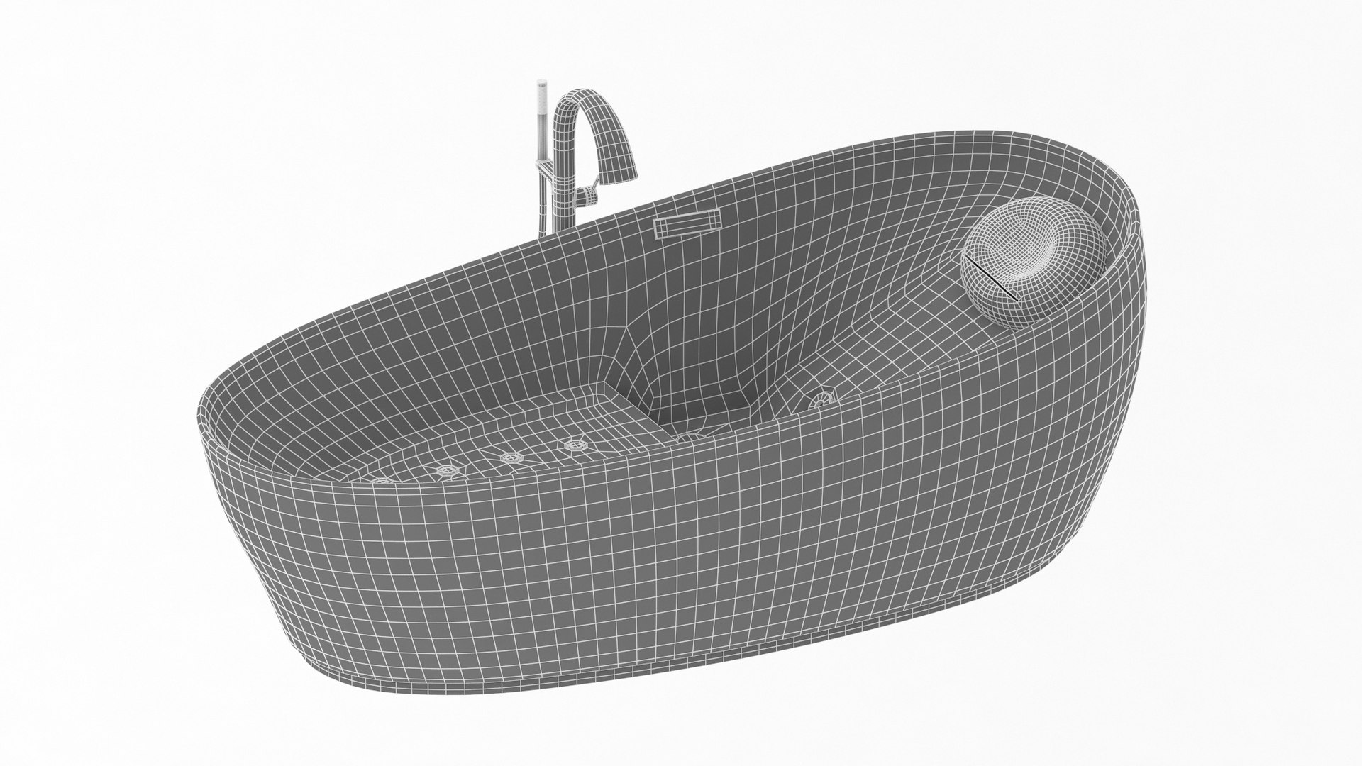 6 Bathtub Tub 3D Model - TurboSquid 1605203