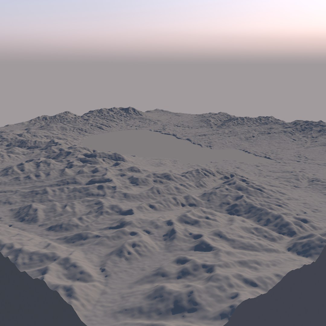 Lake china relief 3D model - TurboSquid 1261247
