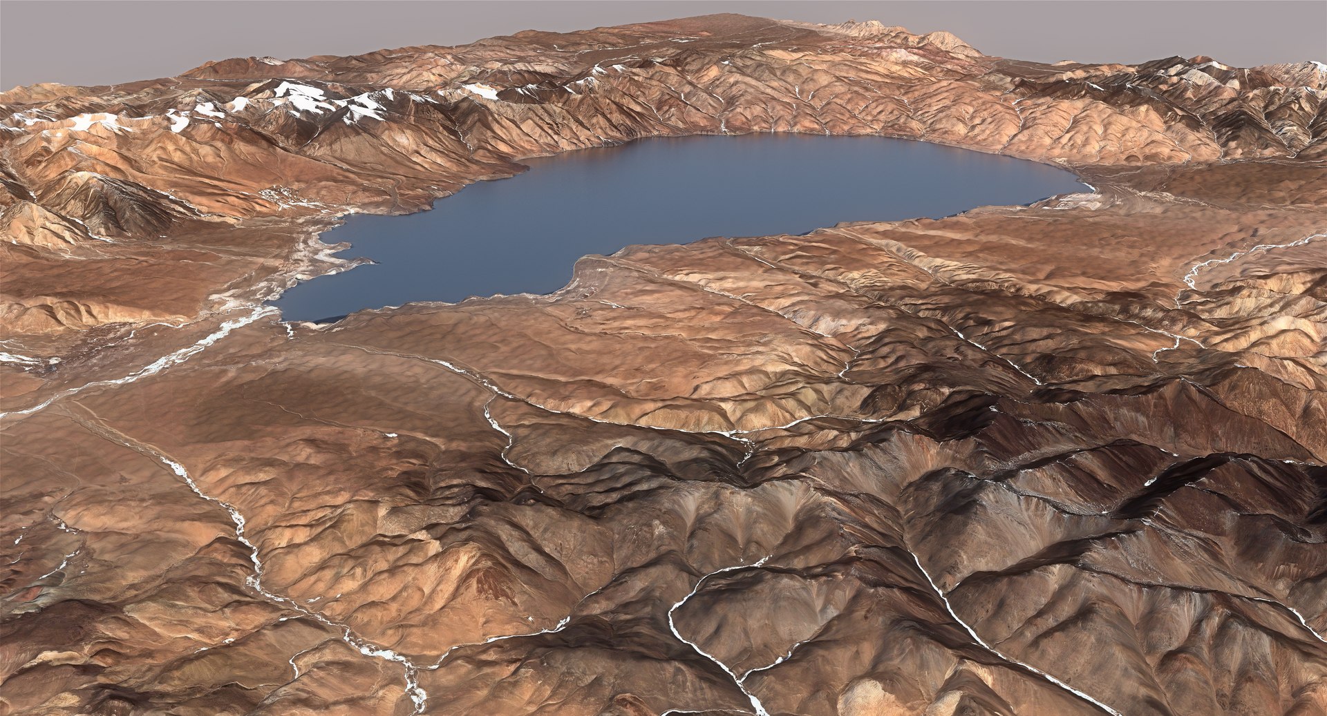Lake china relief 3D model - TurboSquid 1261247