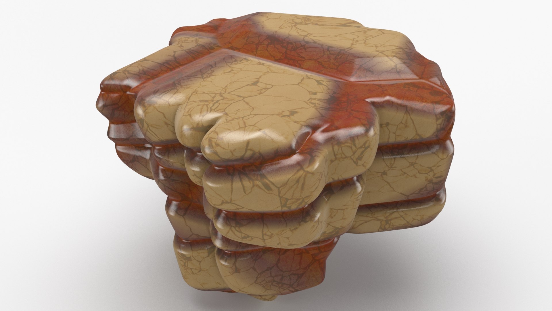 Cartoon Stone 02 Color 2 3D model - TurboSquid 1769400