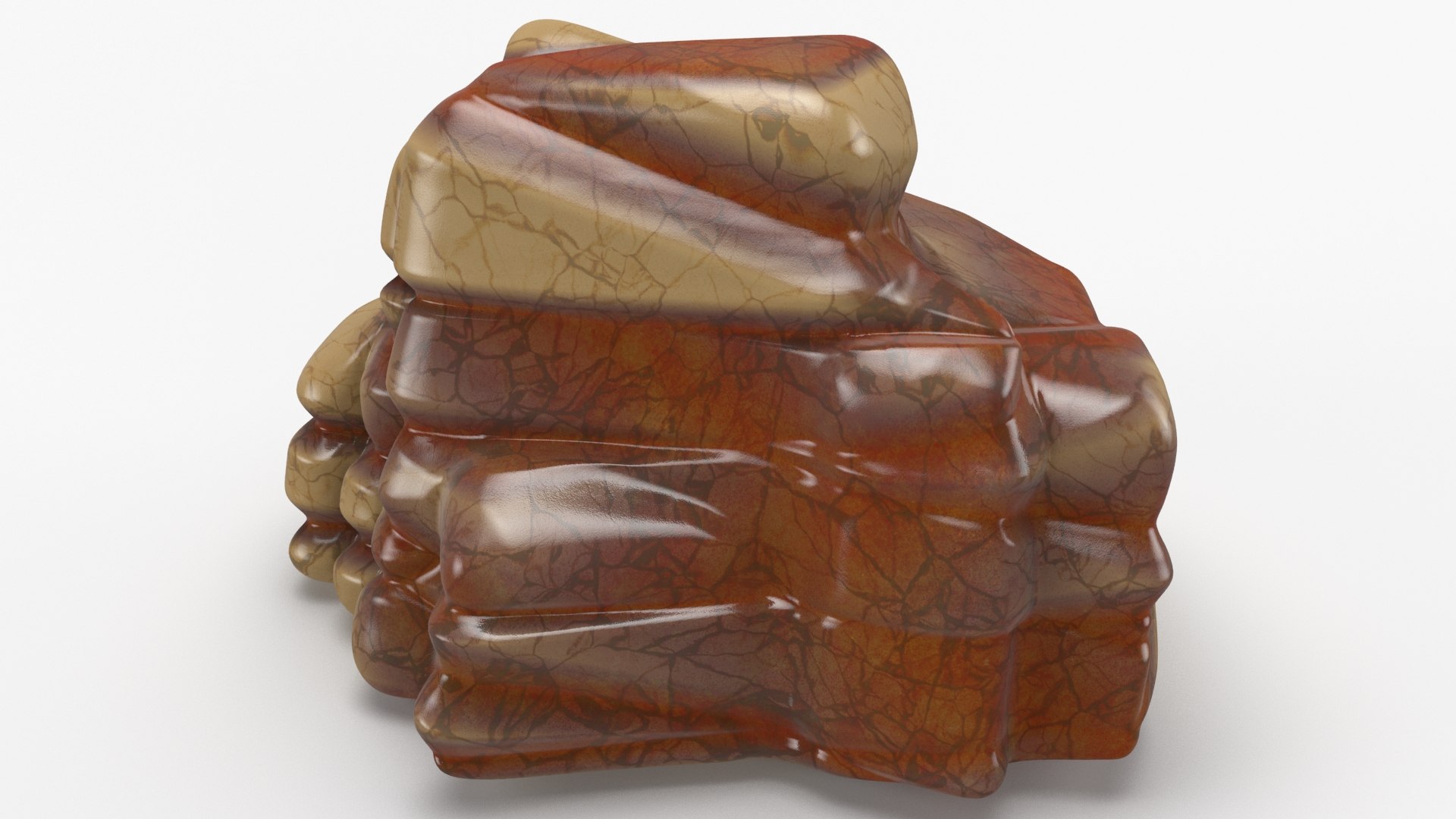 Cartoon Stone 02 Color 2 3D model - TurboSquid 1769400