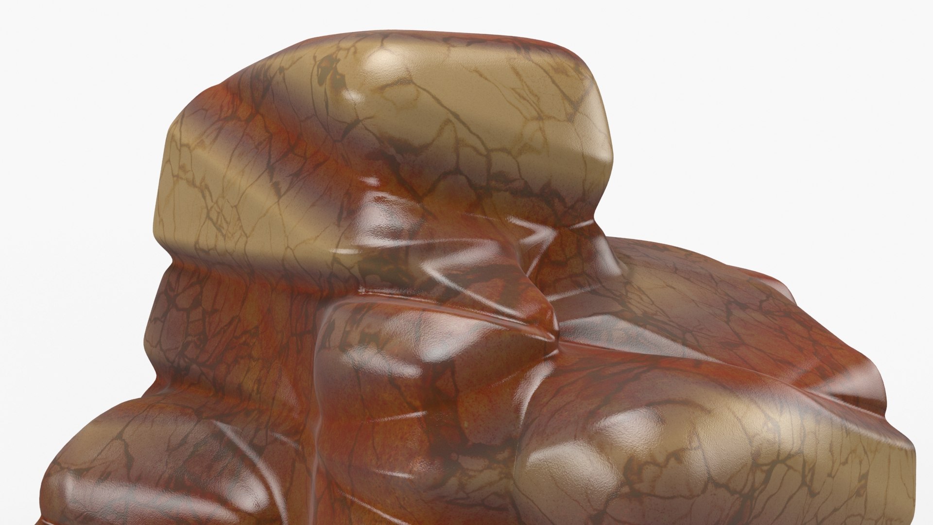 Cartoon Stone 02 Color 2 3D model - TurboSquid 1769400