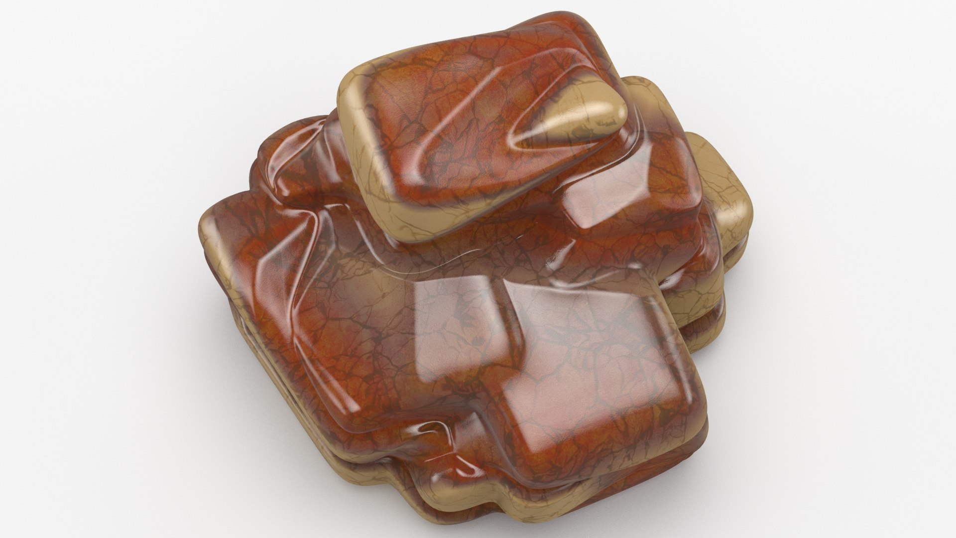 Cartoon Stone 02 Color 2 3D model - TurboSquid 1769400