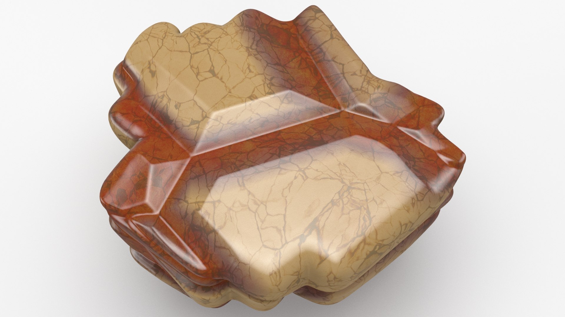 Cartoon Stone 02 Color 2 3D model - TurboSquid 1769400