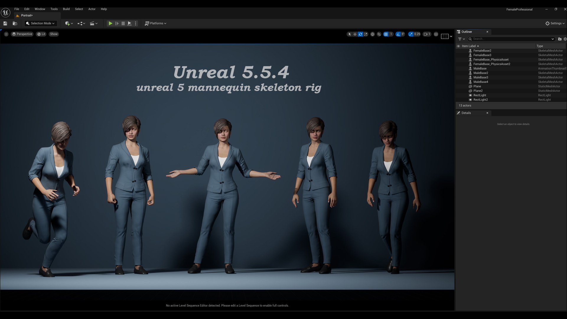 Female Professional Rig 3D Model - TurboSquid 2518602