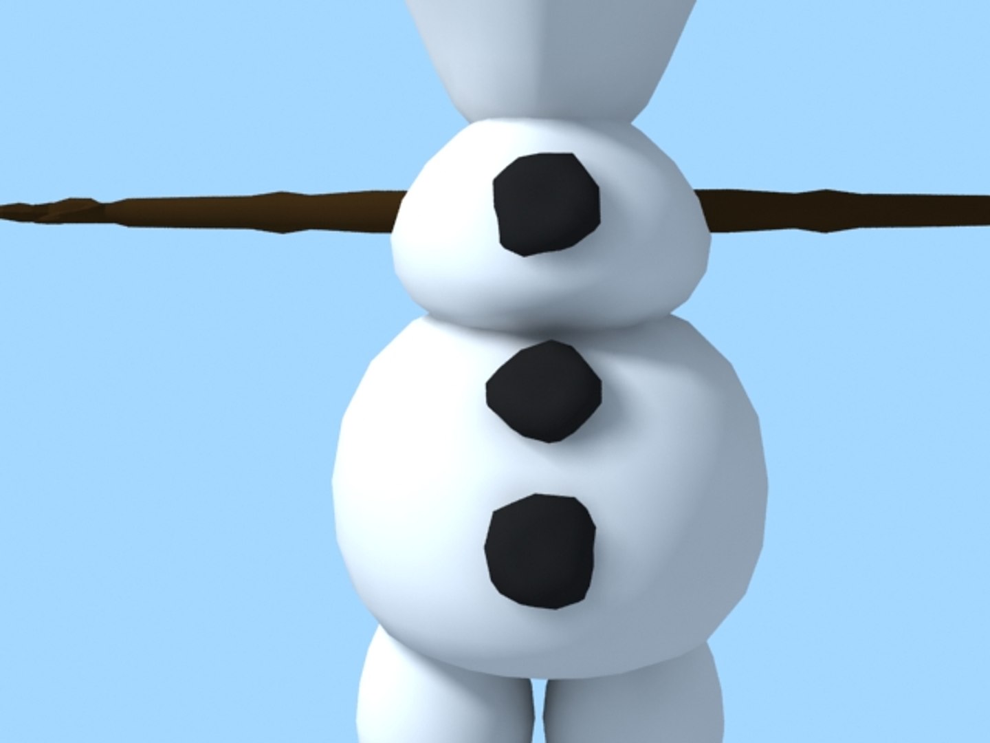 Snow Olaf 3d Model