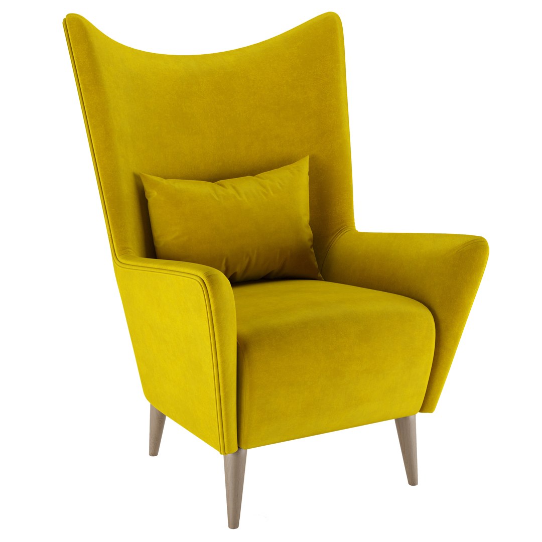Armchair Nosta 3D model - TurboSquid 1754245