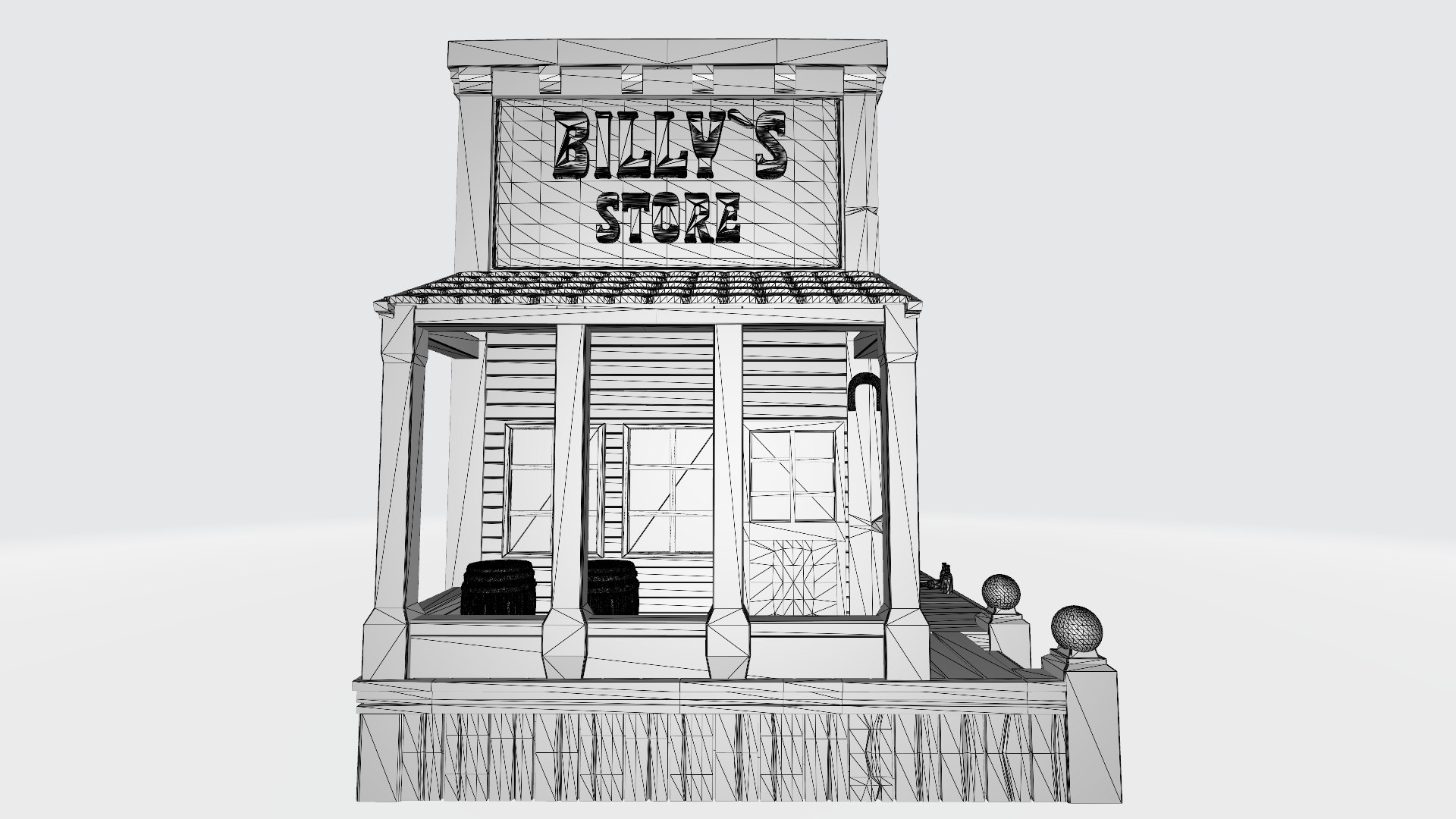 Wild West Store 3D Model - TurboSquid 1692697