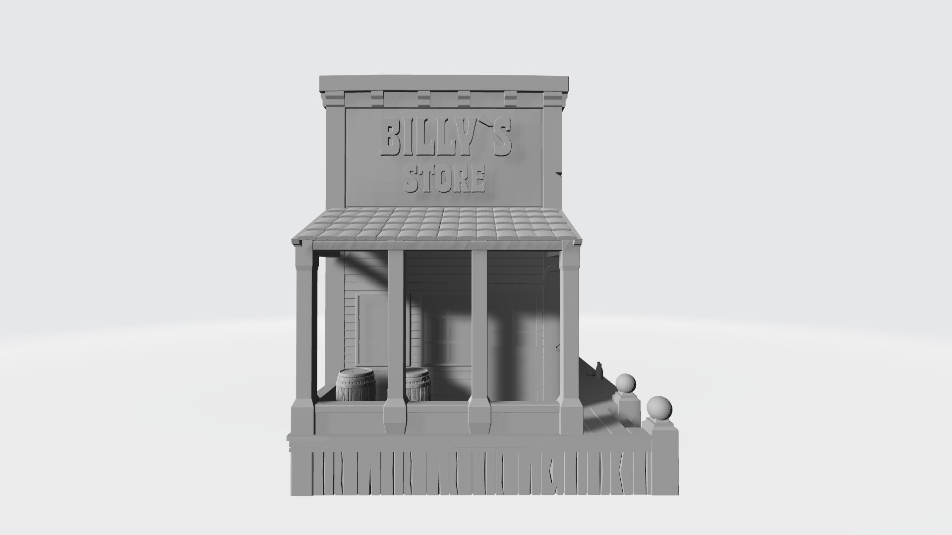 Wild West Store 3D Model - TurboSquid 1692697