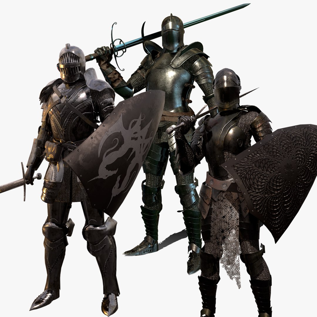 3D Knight Pack Model - TurboSquid 1943775