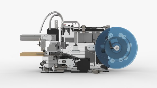 modelo 3d Automatic Little Monster Labeling and Peeling Mechanism ...