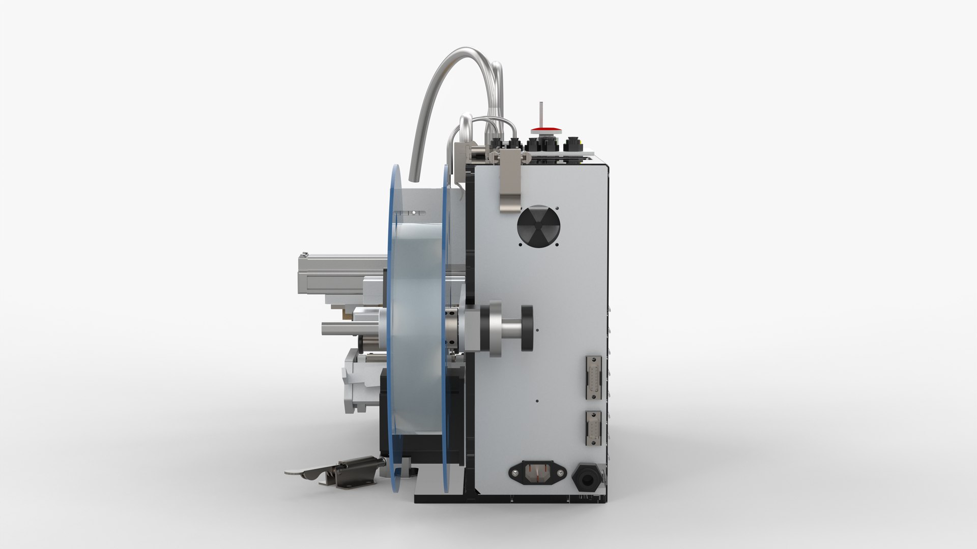 3D Automatic Little Monster Labeling And Peeling Mechanism Model ...