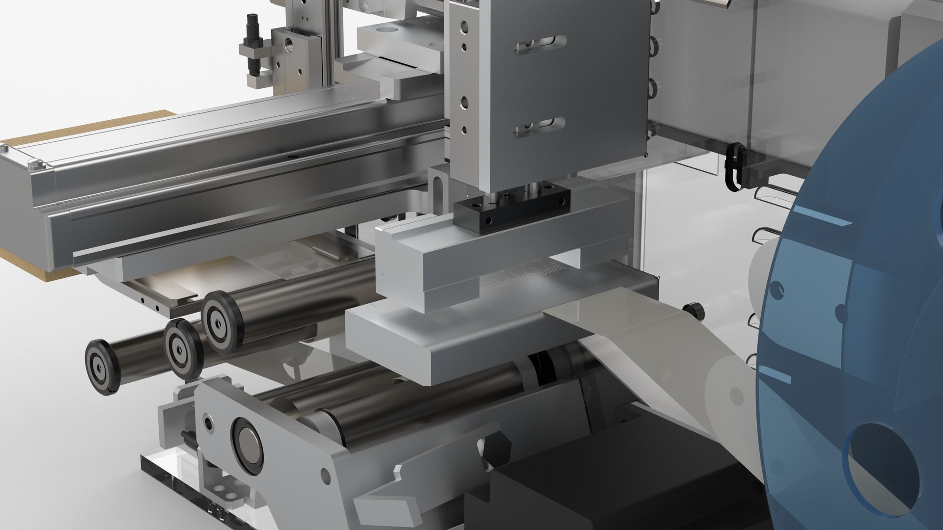 3D Automatic Little Monster Labeling And Peeling Mechanism Model ...