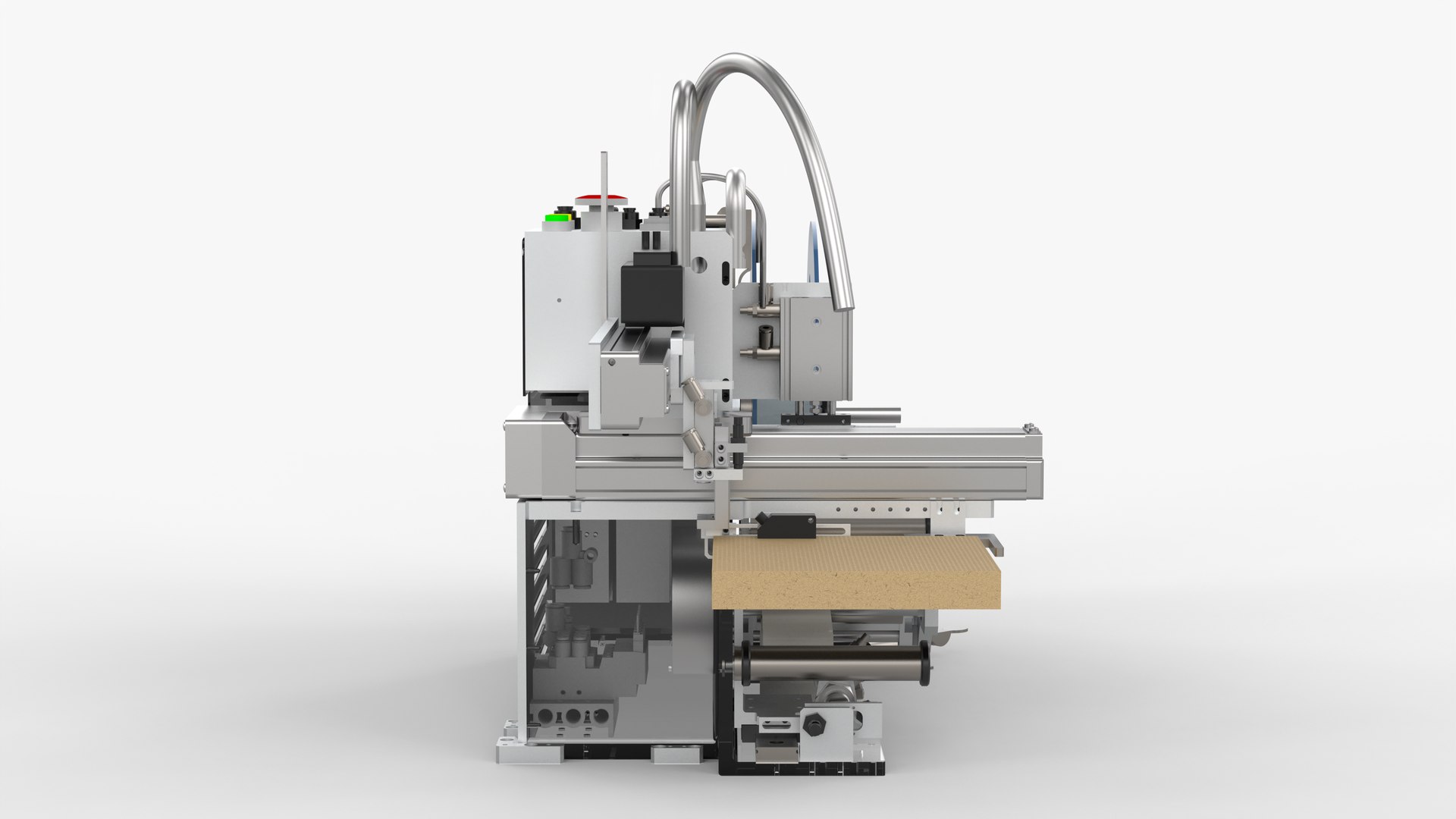 3D Automatic Little Monster Labeling And Peeling Mechanism Model ...