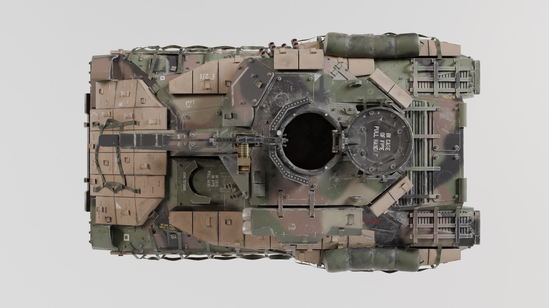 M2 Bradley Tank 3D Model - TurboSquid 2333158