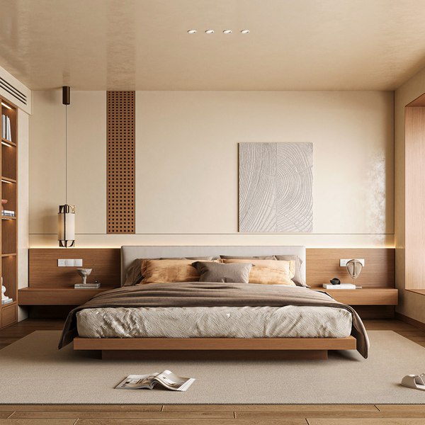 modelo 3d Dormitorio moderno - TurboSquid 2409787