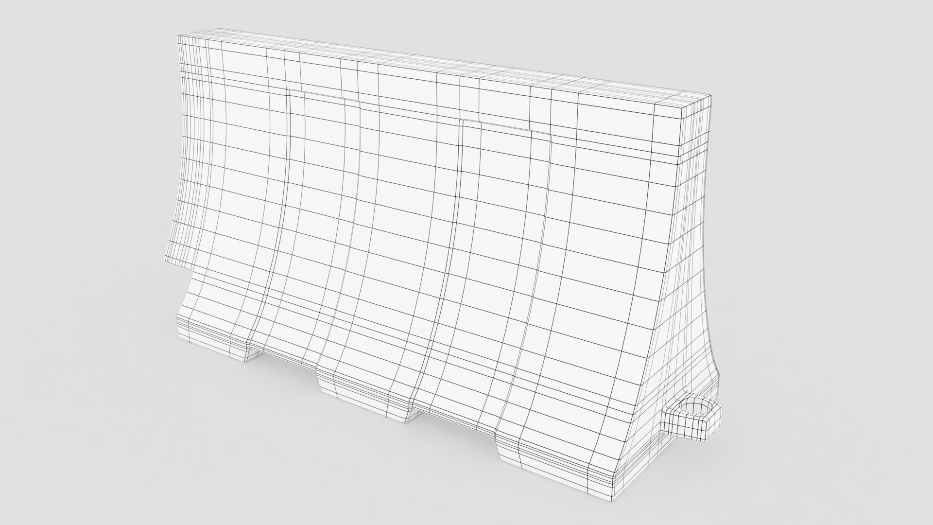Traffic Barrier 01 3D Model - TurboSquid 2137226