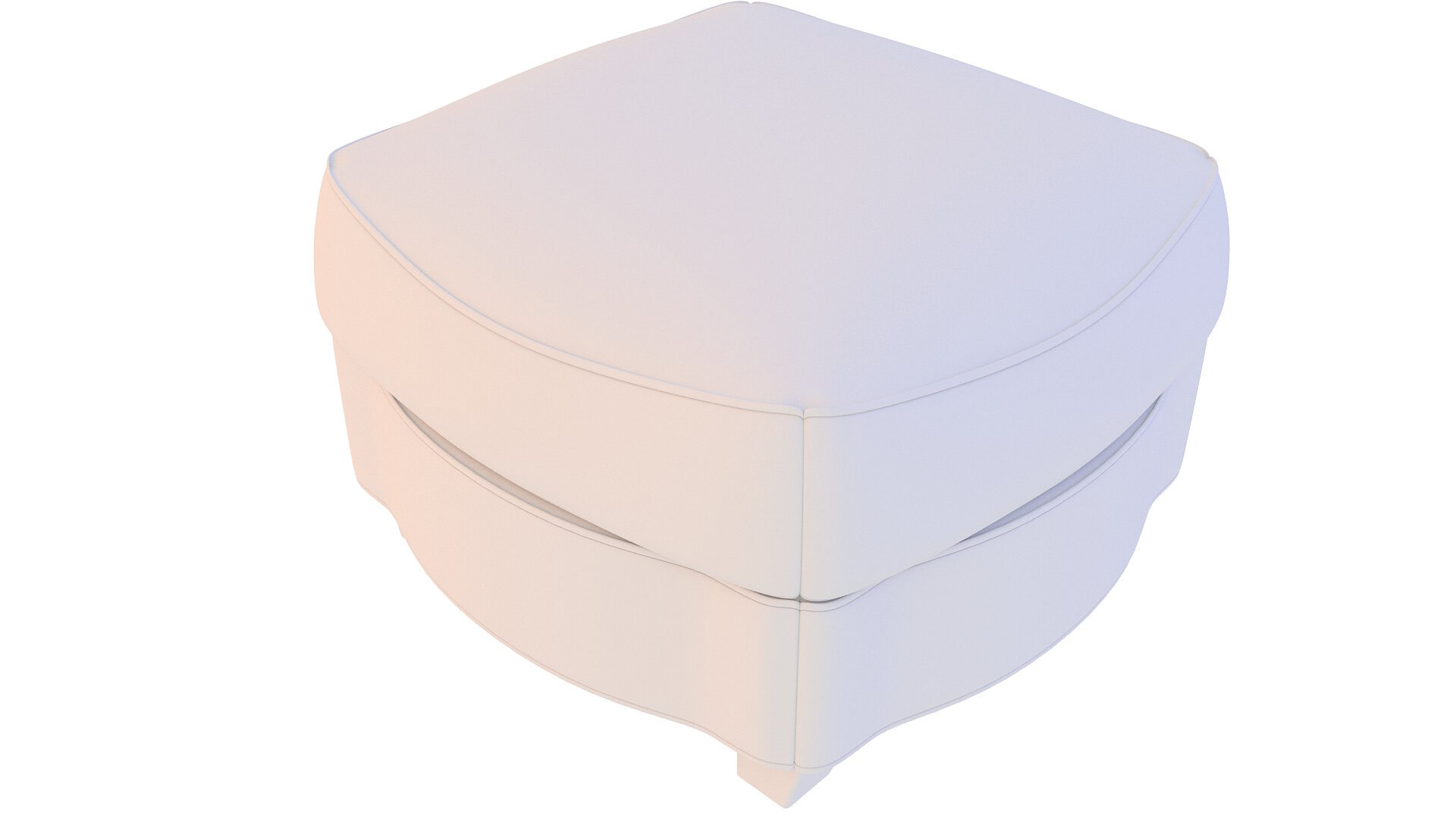 3D Model Ottoman Classic - TurboSquid 1525370